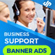 Support & Business Banner Ads, Web Elements | GraphicRiver