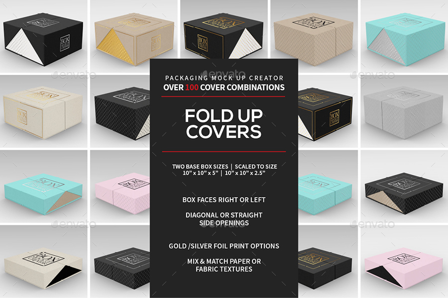 Box Packaging MockUp Creator by incybautista | GraphicRiver