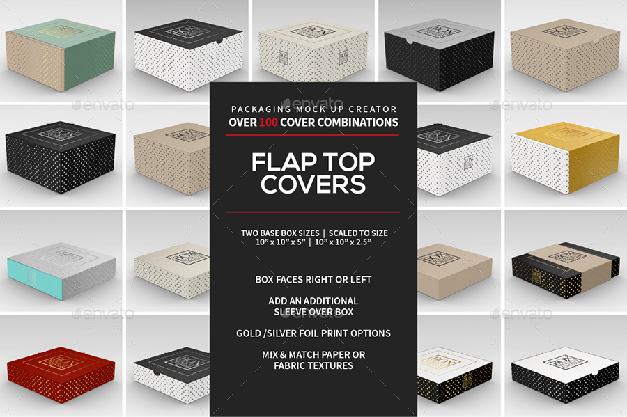 Box Packaging MockUp Creator by incybautista | GraphicRiver