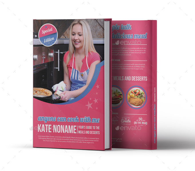 Cooking Book Cover Template Vol.3, Print Templates | GraphicRiver