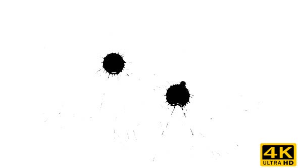 Ink Drops on Dry Paper 10, Stock Footage | VideoHive