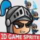 Blue Knight 2D Game Character Sprites 002, Game Assets | GraphicRiver