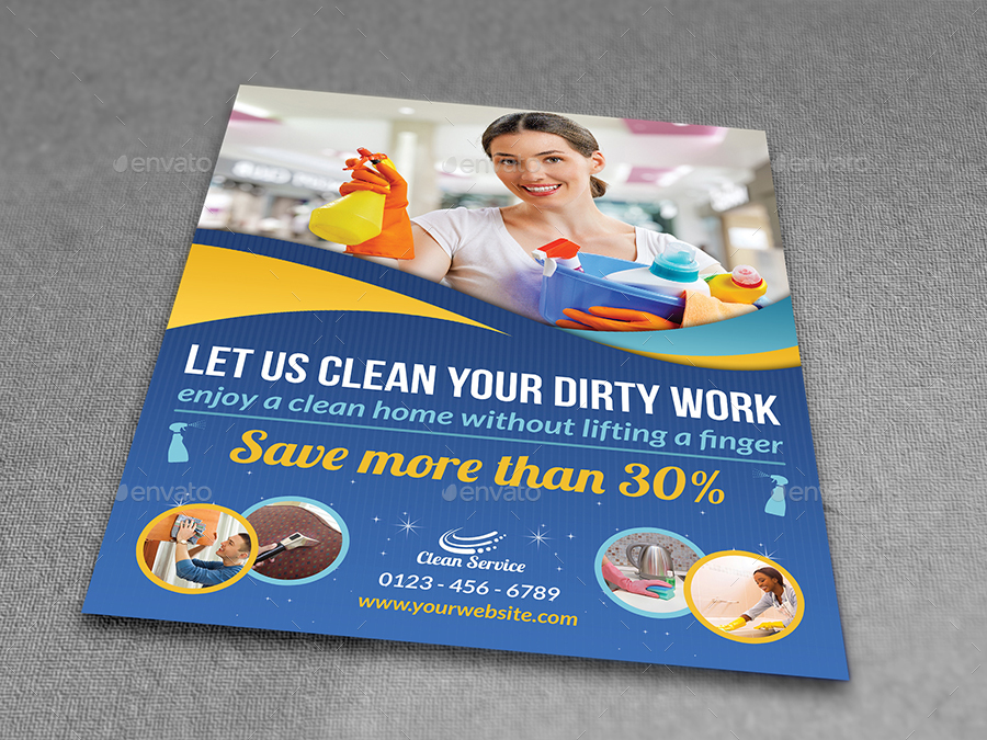 Cleaning Services Advertising Bundle Vol.2, Print Templates | GraphicRiver