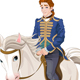 Prince Charming Riding a Horse, Vectors | GraphicRiver