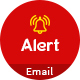 Alert- Notification Email Template PSD, Web Elements | GraphicRiver