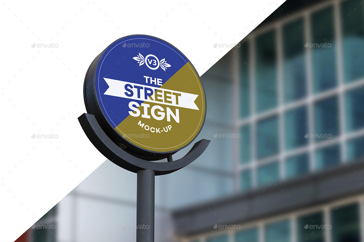 Street Sign Mock-Up Bundle, Graphics | GraphicRiver