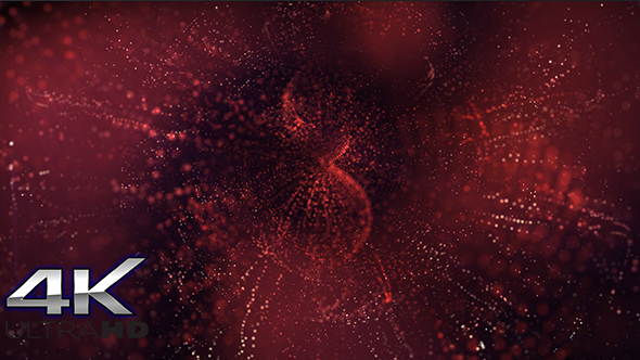 Red Particles Background (Ultra HD), Motion Graphics | VideoHive