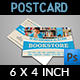 Bookstore Postcard Template, Print Templates | GraphicRiver