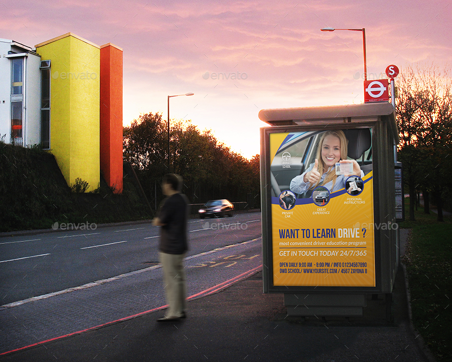 Driving School Advertising Bundle, Print Templates | GraphicRiver