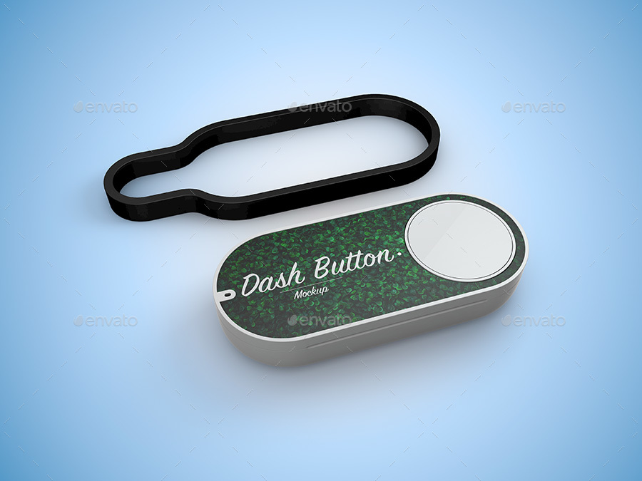 Dash Button Mockup by Dkgoodart | GraphicRiver