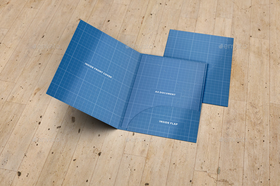 File Folder Mockup V2, Graphics | GraphicRiver