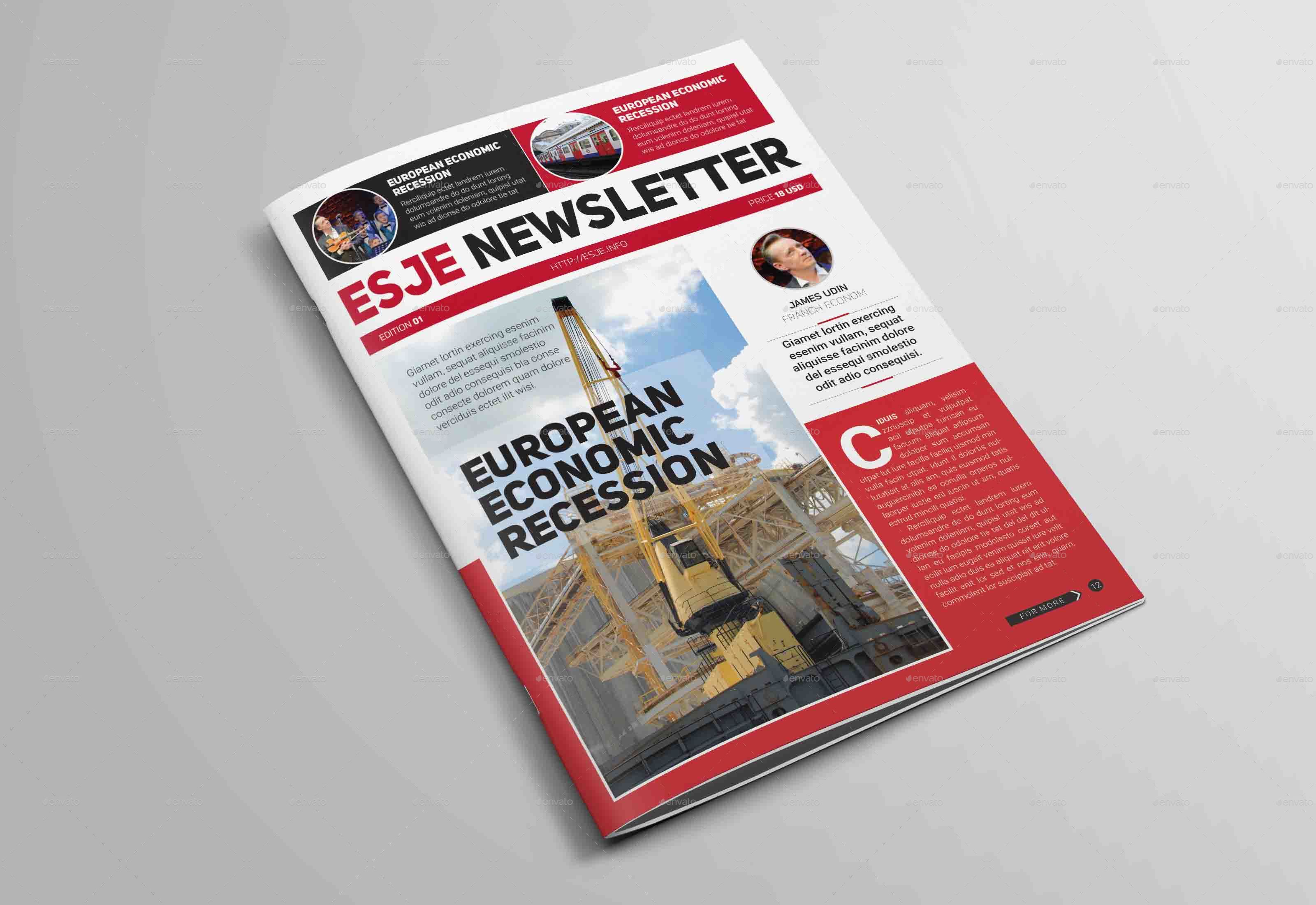 Newsletter - Multipurpose Template, Print Templates | GraphicRiver