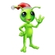 Christmas Alien, Vectors | GraphicRiver
