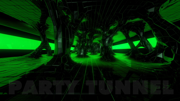 VJ Tunnel Green - Infinite Loop, Motion Graphics | VideoHive