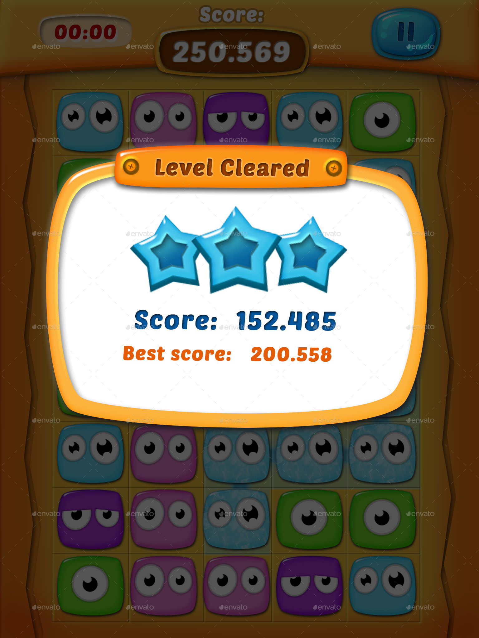 Match-3 Game, Game Assets | GraphicRiver