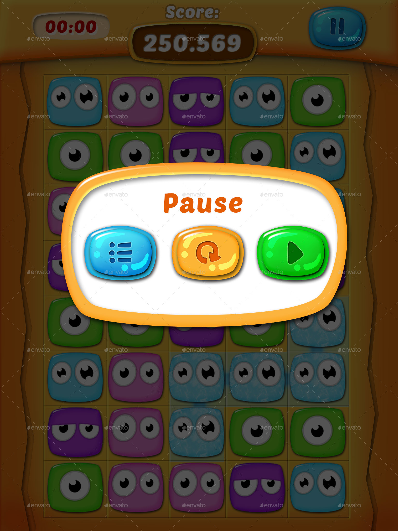 Match-3 Game, Game Assets | GraphicRiver