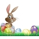 Isolated Easter Footer Design, Vectors | GraphicRiver