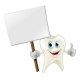 Tooth Man Holding a Sign, Vectors | GraphicRiver