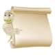 Mummy Halloween Monster Scroll Sign, Vectors | GraphicRiver