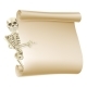 Halloween Skeleton Scroll, Vectors | GraphicRiver
