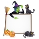 Witch Halloween Sign, Vectors | GraphicRiver