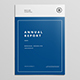 Blue Report Template, Print Templates | GraphicRiver