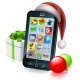 Christmas Mobile Phone Illustration, Vectors | GraphicRiver