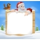 Christmas Snow Scene Santa Sign by Krisdog | GraphicRiver