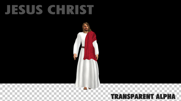 3D Jesus Christ Walking Animation, Motion Graphics | VideoHive
