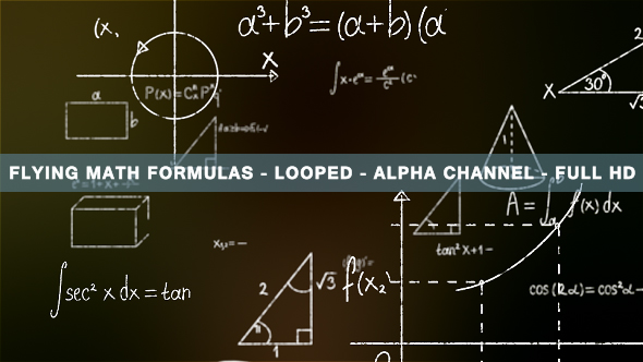 Flying Math Formulas by neoapatch | VideoHive
