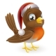 Christmas Cartoon Robin, Vectors | GraphicRiver