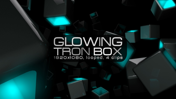 Glowing Tron Box VJ Pack, Motion Graphics | VideoHive