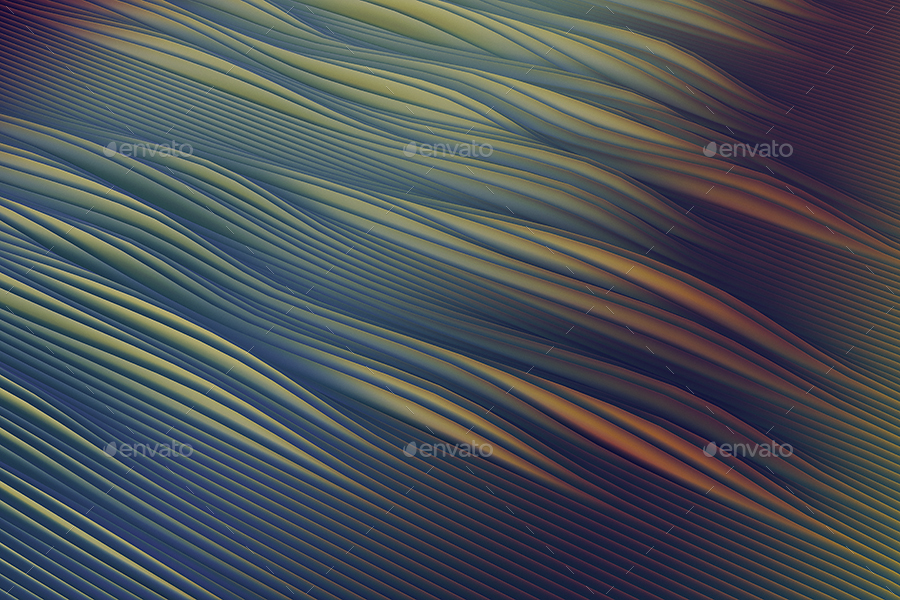 Flat Linear Waves Backgrounds, Graphics | GraphicRiver