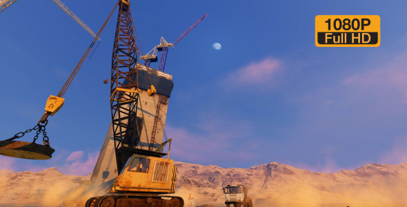 Building Construction and Truck, Motion Graphics | VideoHive