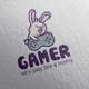 Rabbit Gamer Logo Design, Logo Templates | GraphicRiver