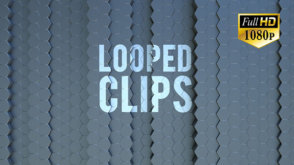 Animated Hexagon Background Looped 2, Motion Graphics | VideoHive