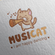 Music Cat Logo, Logo Templates | GraphicRiver