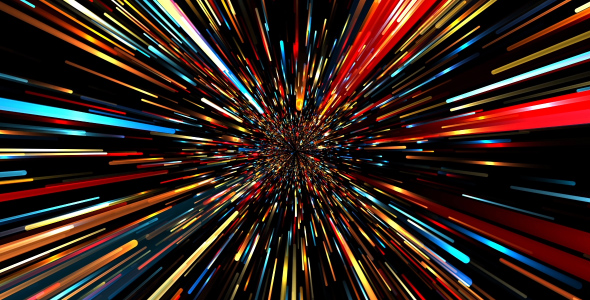 Simple Colorful Rays, Motion Graphics | VideoHive