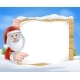 Christmas Cartoon Santa Sign, Vectors | GraphicRiver