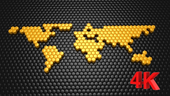 World Map Animation, Motion Graphics | VideoHive