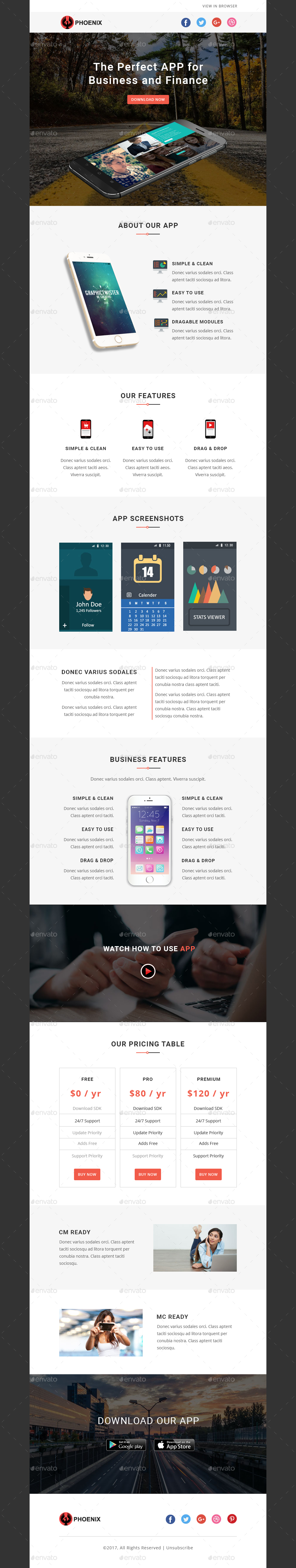 Phoenix - Multipurpose Email Templates, Web Elements | GraphicRiver