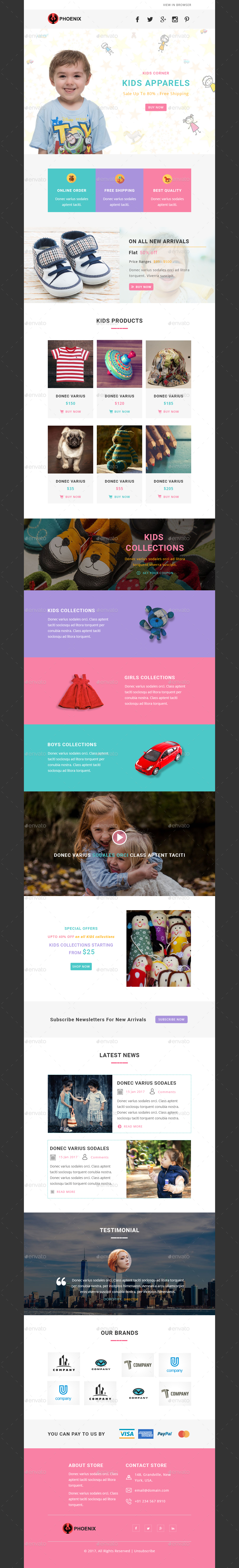 Phoenix - Multipurpose Email Templates, Web Elements | GraphicRiver