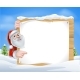 Christmas Cartoon Santa Sign, Vectors | GraphicRiver