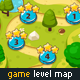Game Level Map with 4 Different Worlds, Game Assets | GraphicRiver