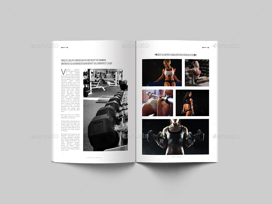 Hard Power Magazine Template, Print Templates | GraphicRiver