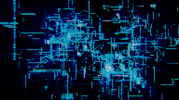 Digital Computer Grid Matrix