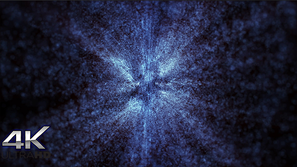Epic Blue Particles Abstract Background ( Ultra HD ), Motion Graphics