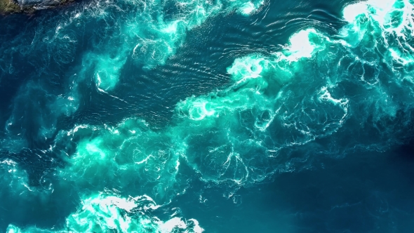 Whirlpools of the Maelstrom of Saltstraumen, Nordland, Norway, Stock ...