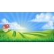 Rolling Hills Fields Farm, Vectors | GraphicRiver