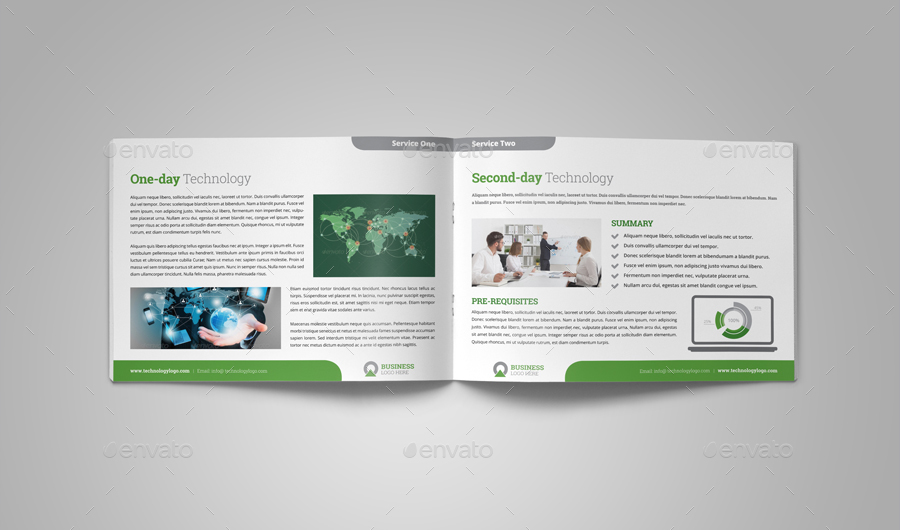 Technology Brochure Catalog Template v4, Print Templates | GraphicRiver